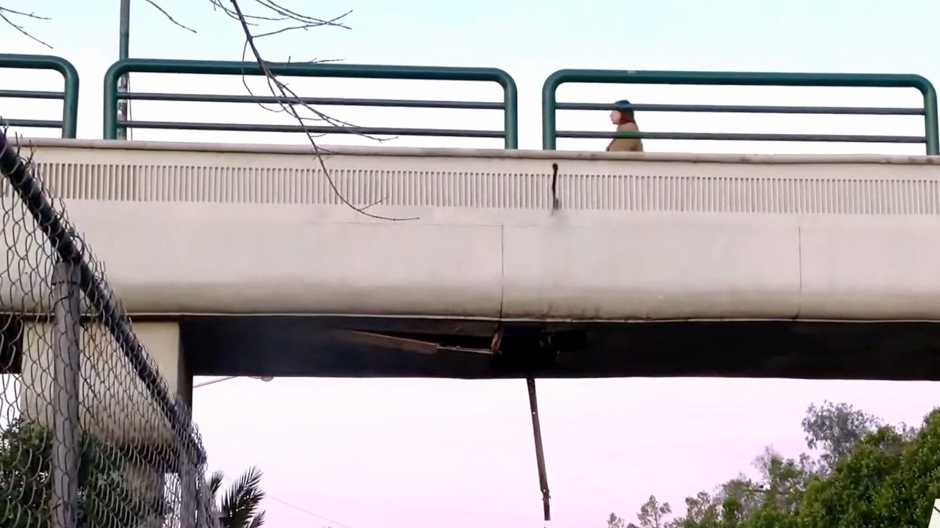 Cae Plafón de Puente Peatonal de UABC en Tijuana